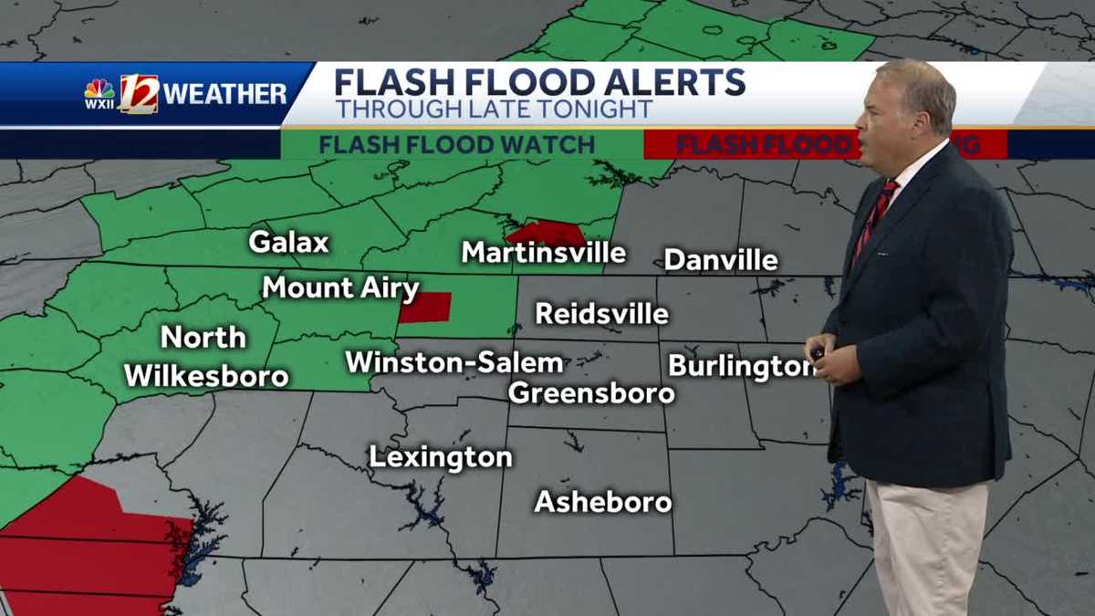 WATCH: Flash flooding could pose threat Friday night