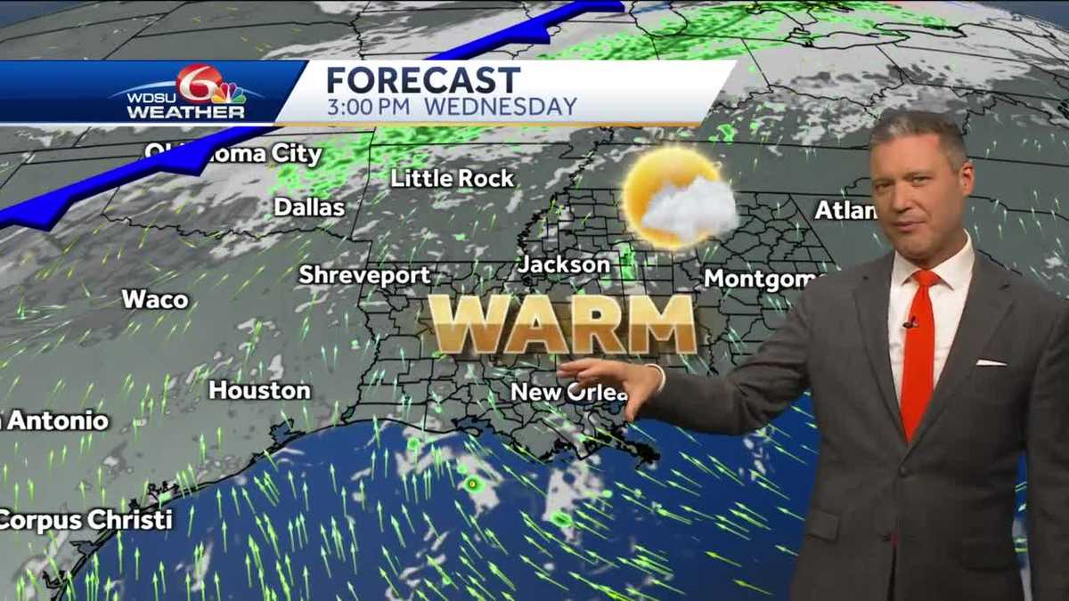 Warming Up Before the Next Chance of Rain Arrives