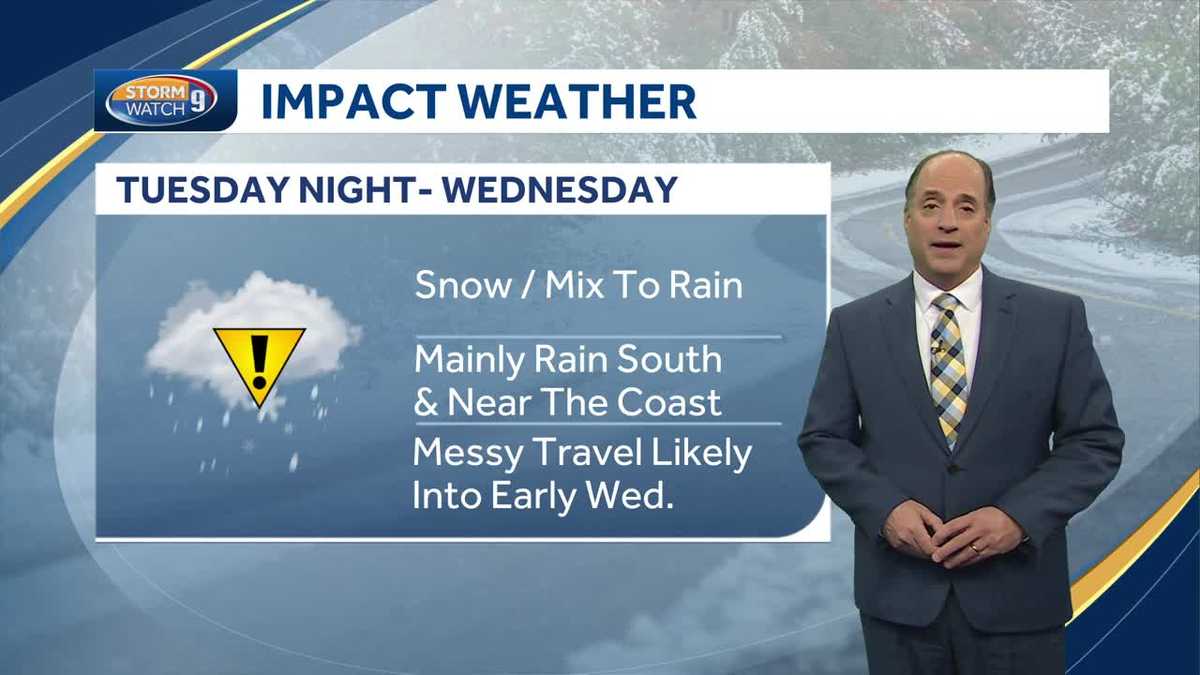 NH forecast video: Snow, rain, mix this week