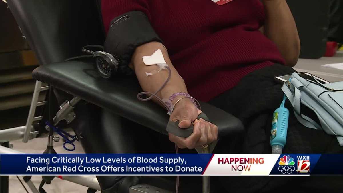 American Red Cross: Blood supply critically low