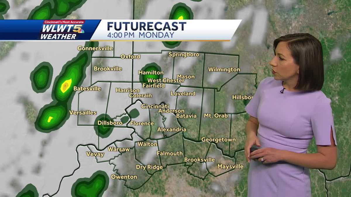Near record warmth today