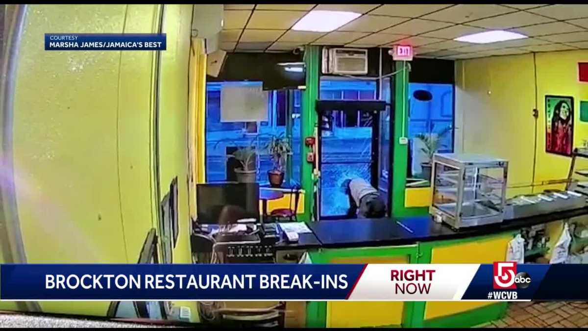 Brazen restaurant break-in caught on camera