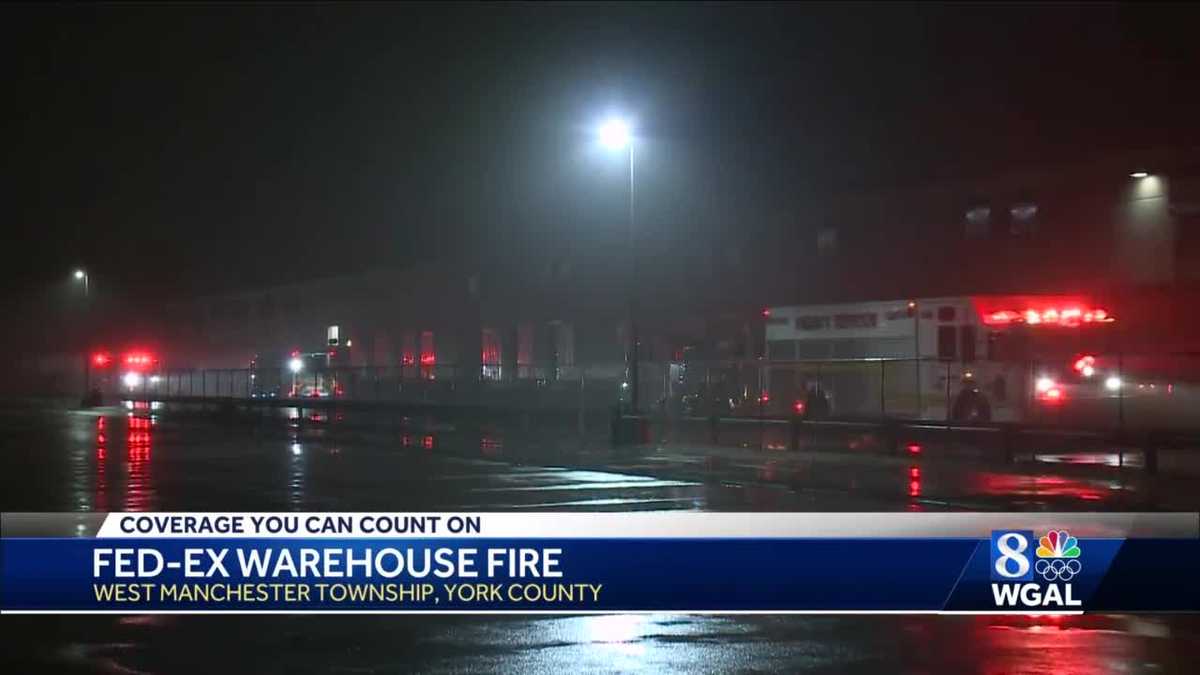 YORK COUNTY FedEx warehouse fire
