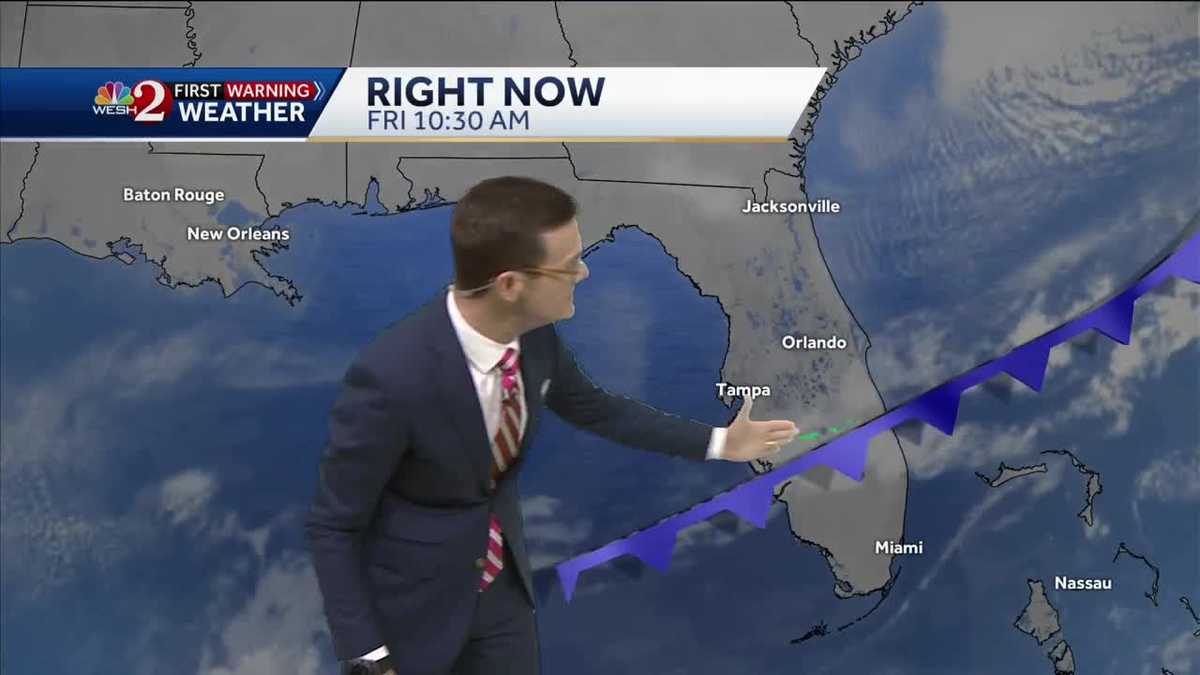 Cold front moving through, then rain chances rise... Cold front moving through, then rain chances rise...