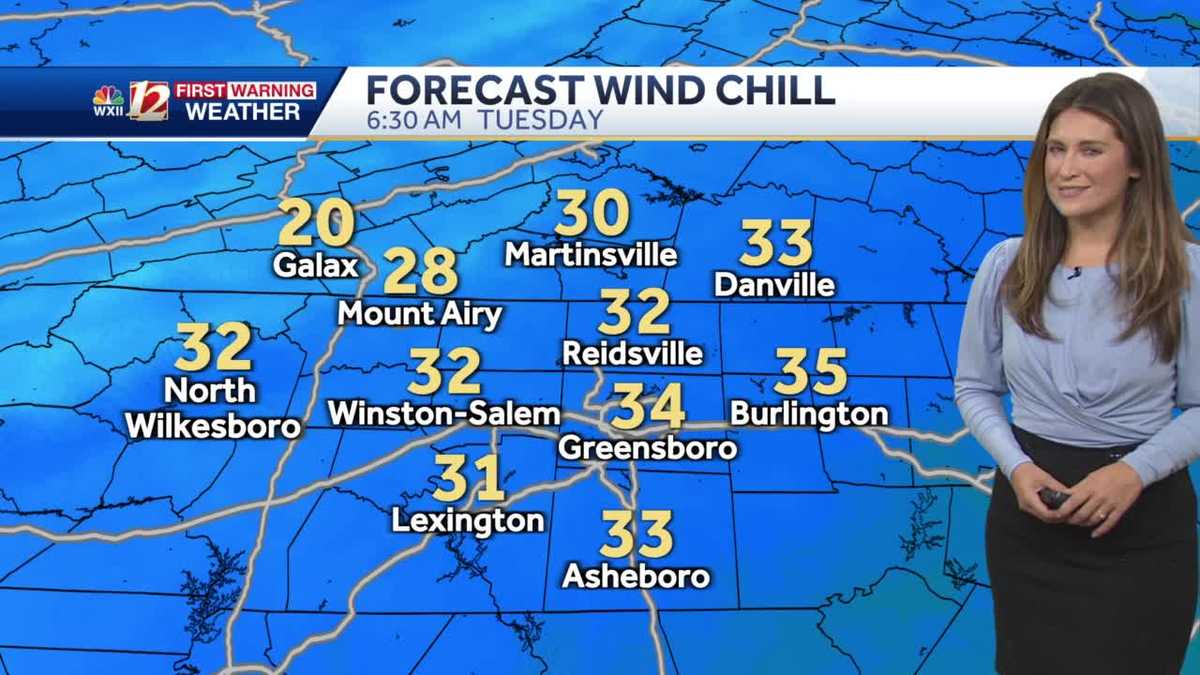 WATCH: Very Cold Temperatures Tuesday Morning