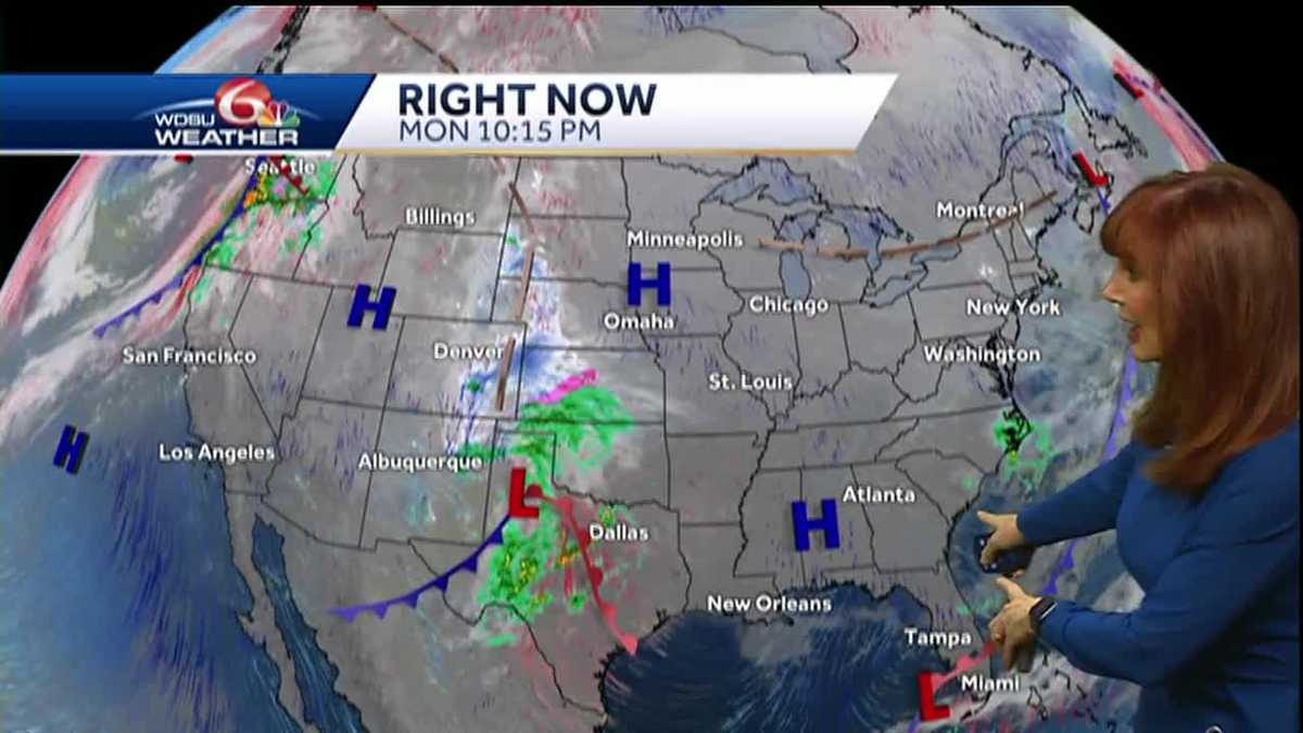 Increasing rain Wednesday morning