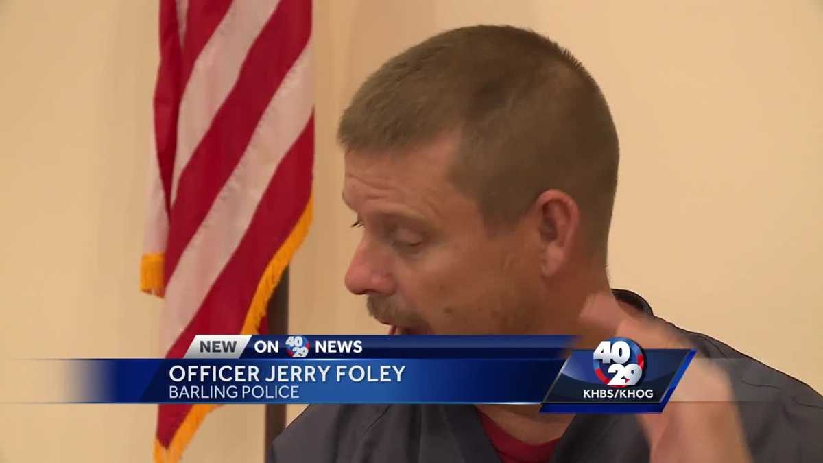 Barling Police Officer talks after surviving attack