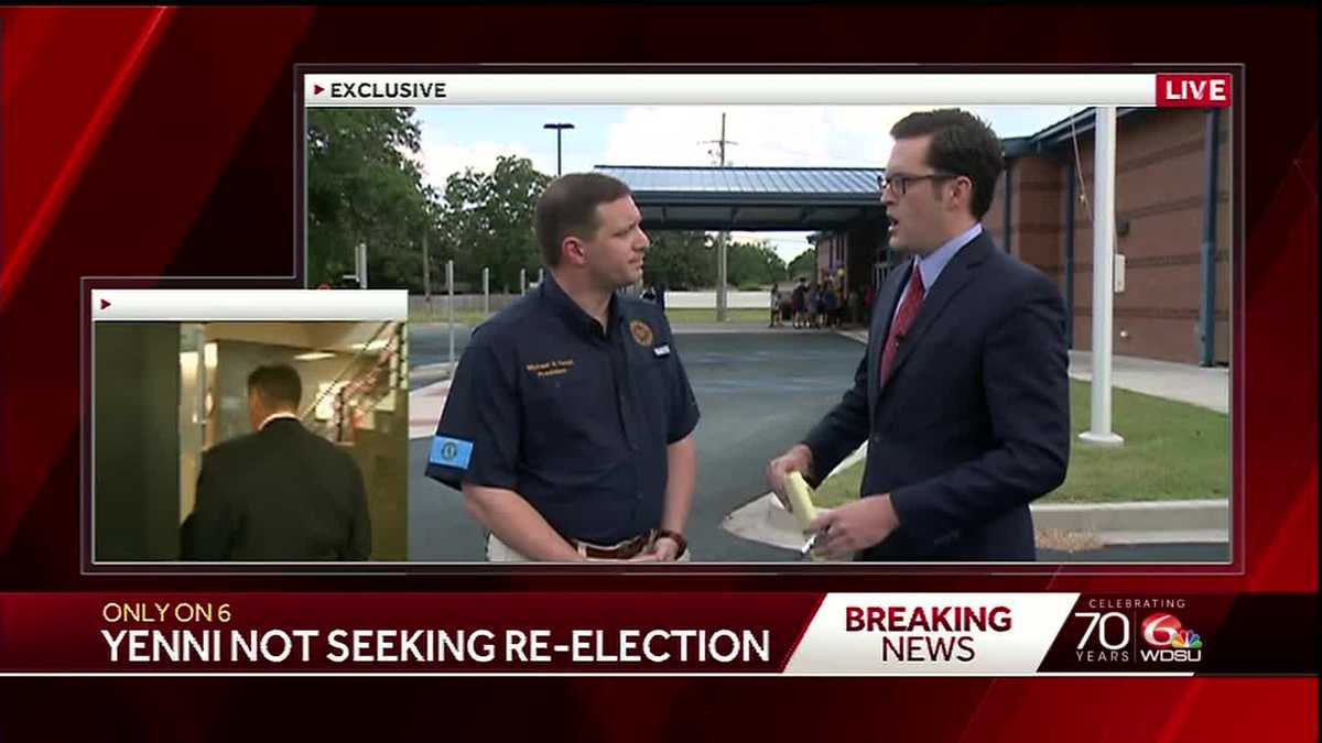 Mike Yenni speaks exclusively to WDSU on decision not to seek reelection