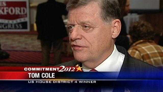 Tom Cole wins House District 4