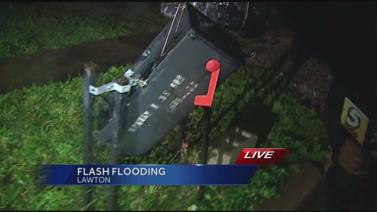 Lawton residents react to Thursday’s flooding