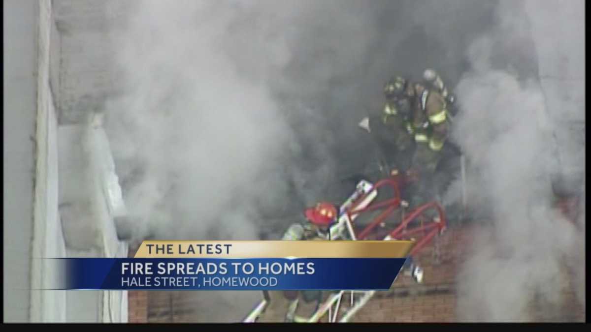 House catches fire in Homewood; flames spread next door