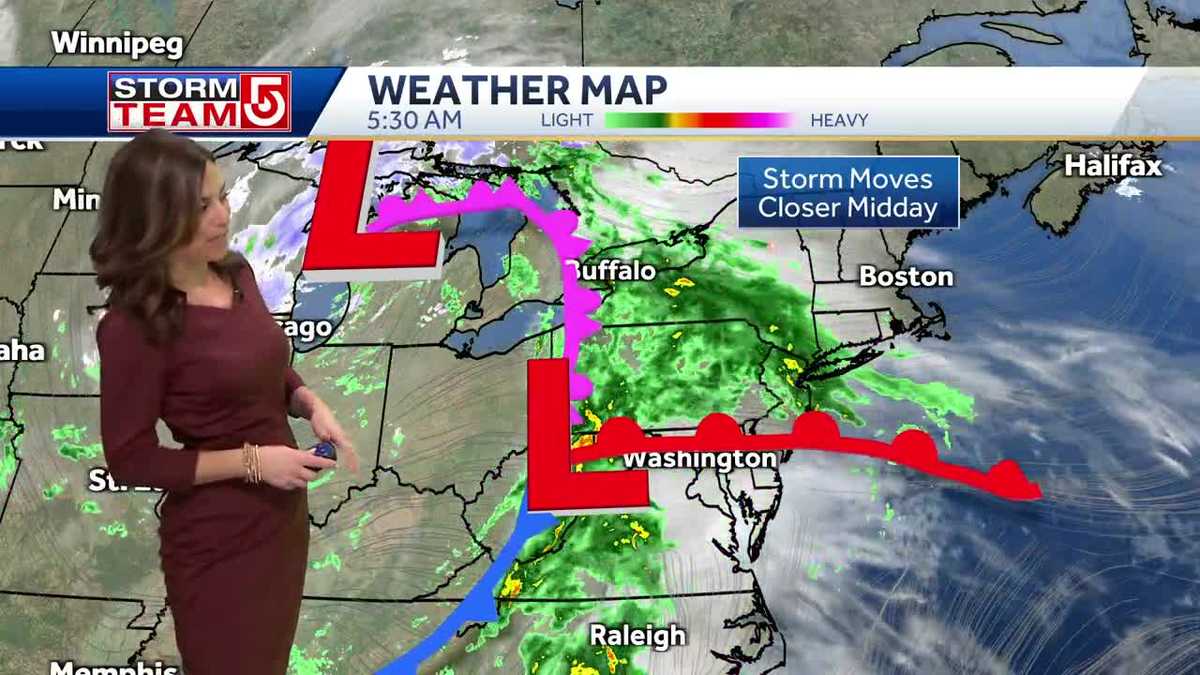 Video: Here's what you'll see with Nor'easter
