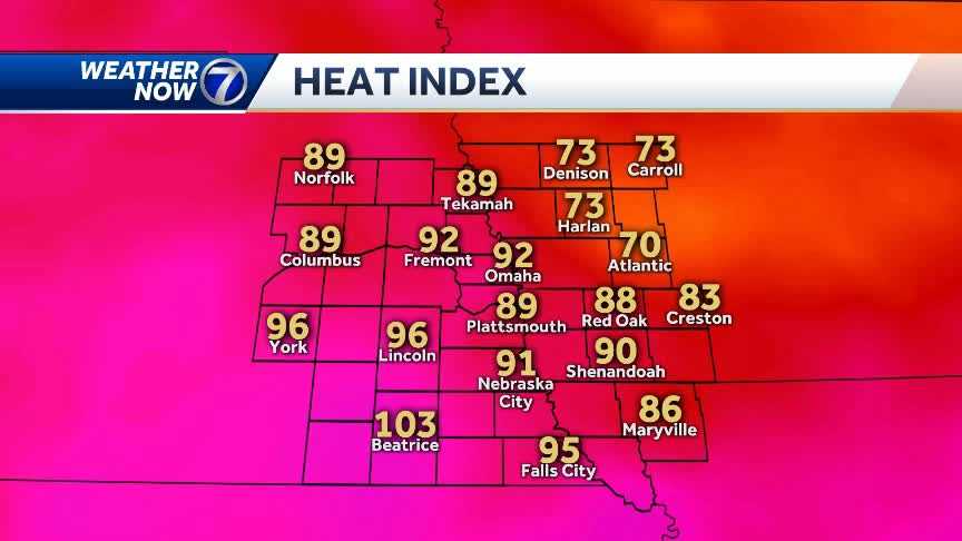 Hot and humid afternoon, storms lingering in Iowa