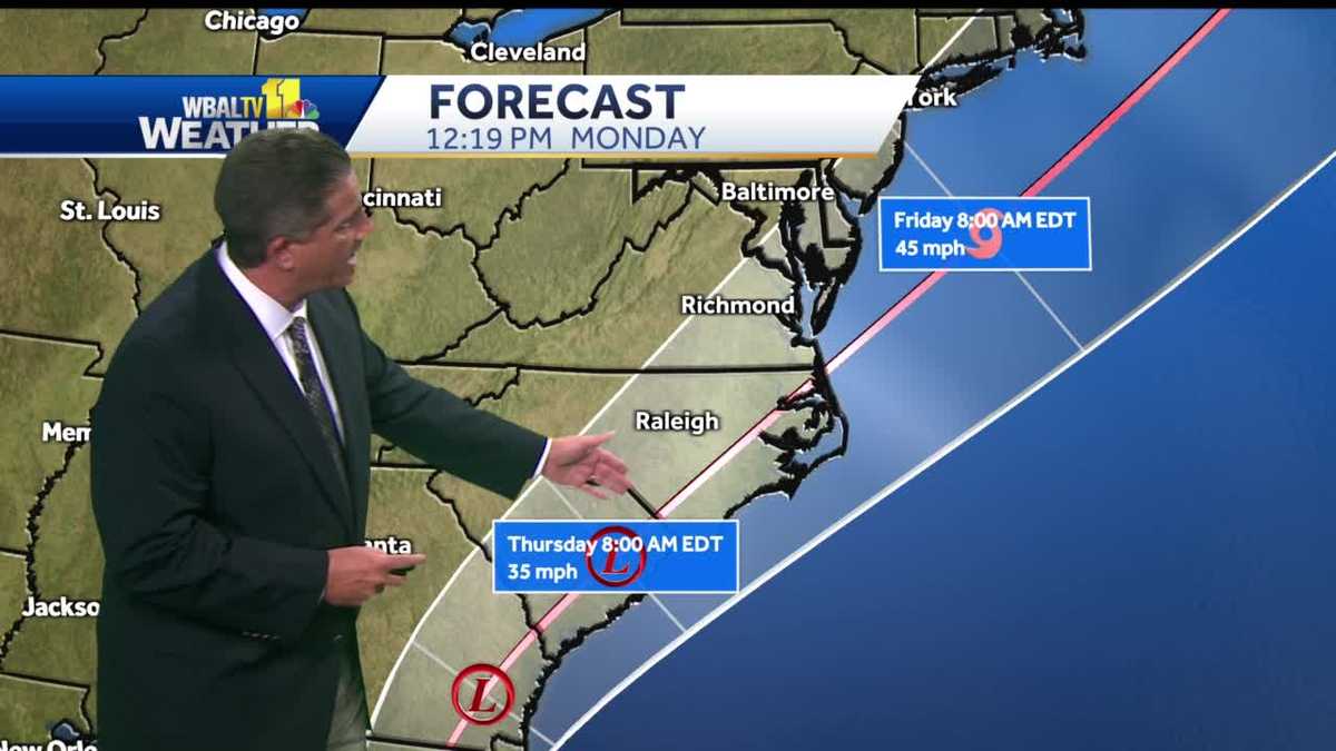 Tony has early look at Elsa's possible track in Mid-Atlantic