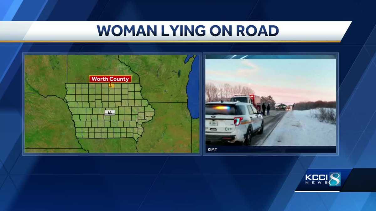 Woman found on Iowa road had no idea how she got there
