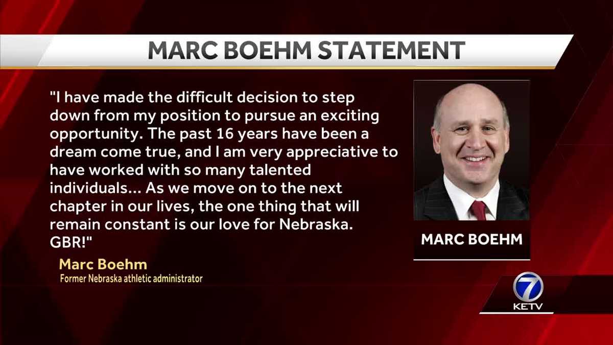Mark Boehm steps away from Nebraska athletics
