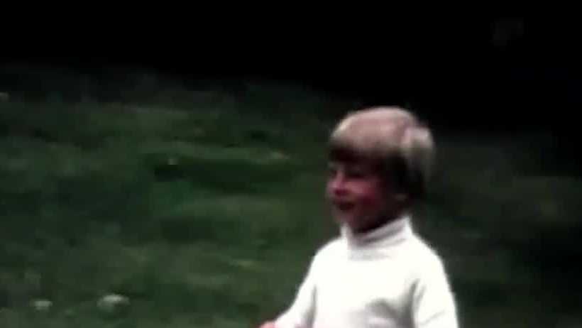 Back to school: Jamie Staton catches the bus on first day of first grade