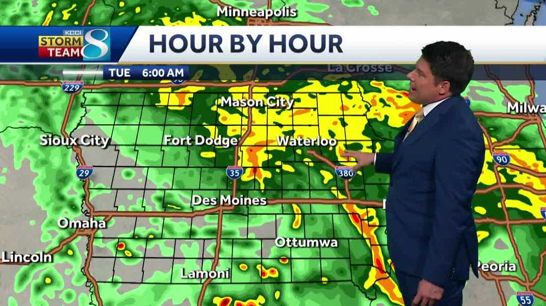 Iowa weather: Showers and storms return to Des Moines