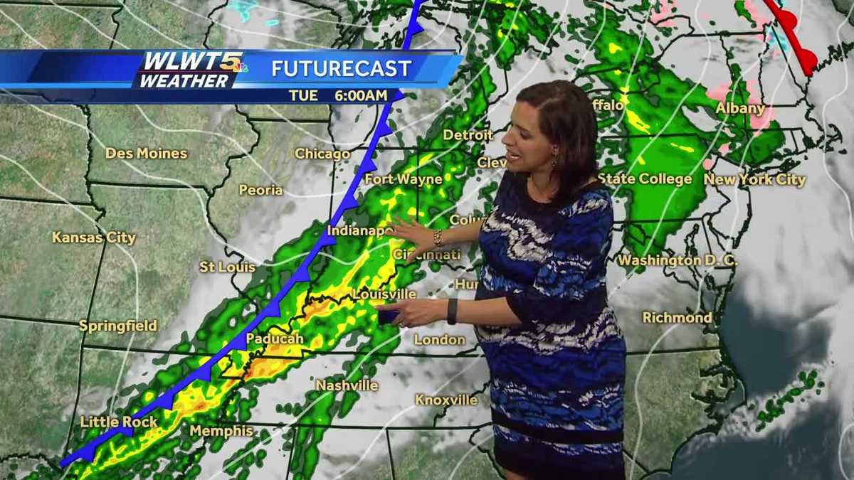 Rain & Storms To Start Tuesday