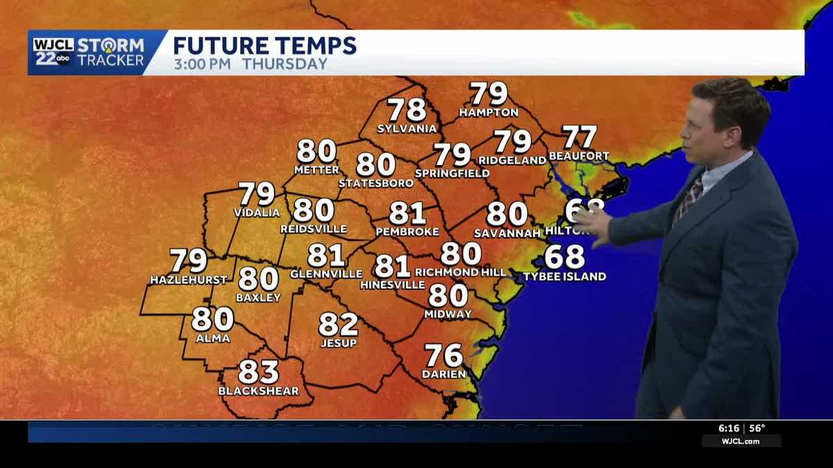 Savannah: Spring-like weather through the weekend