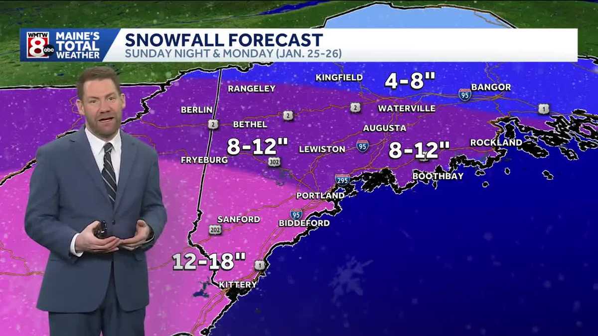 Bitterly cold Saturday morning with snow Sunday into Monday