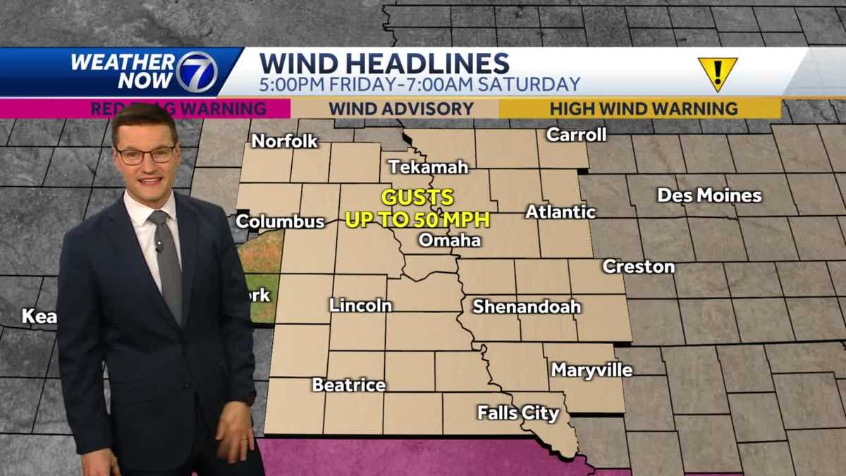 Omaha morning weather forecast for Friday, March 31