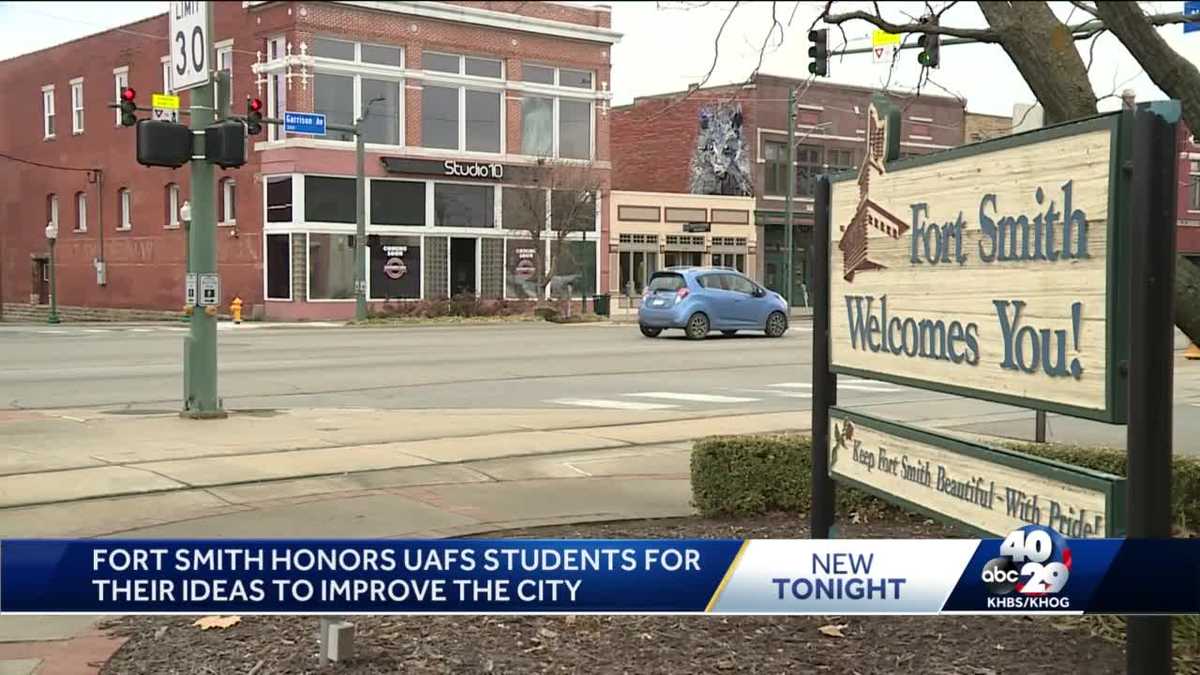Mayor honors UA Fort Smith students for ideas to improve the city