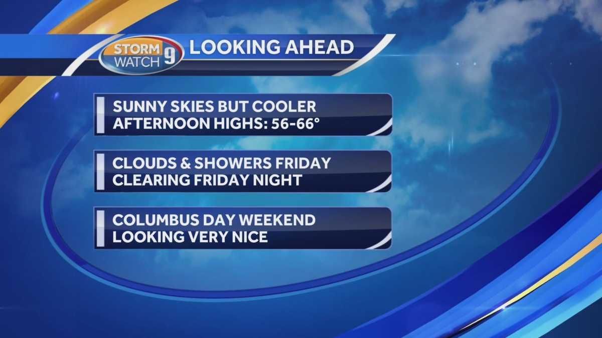 Bright, sunny Thursday in store