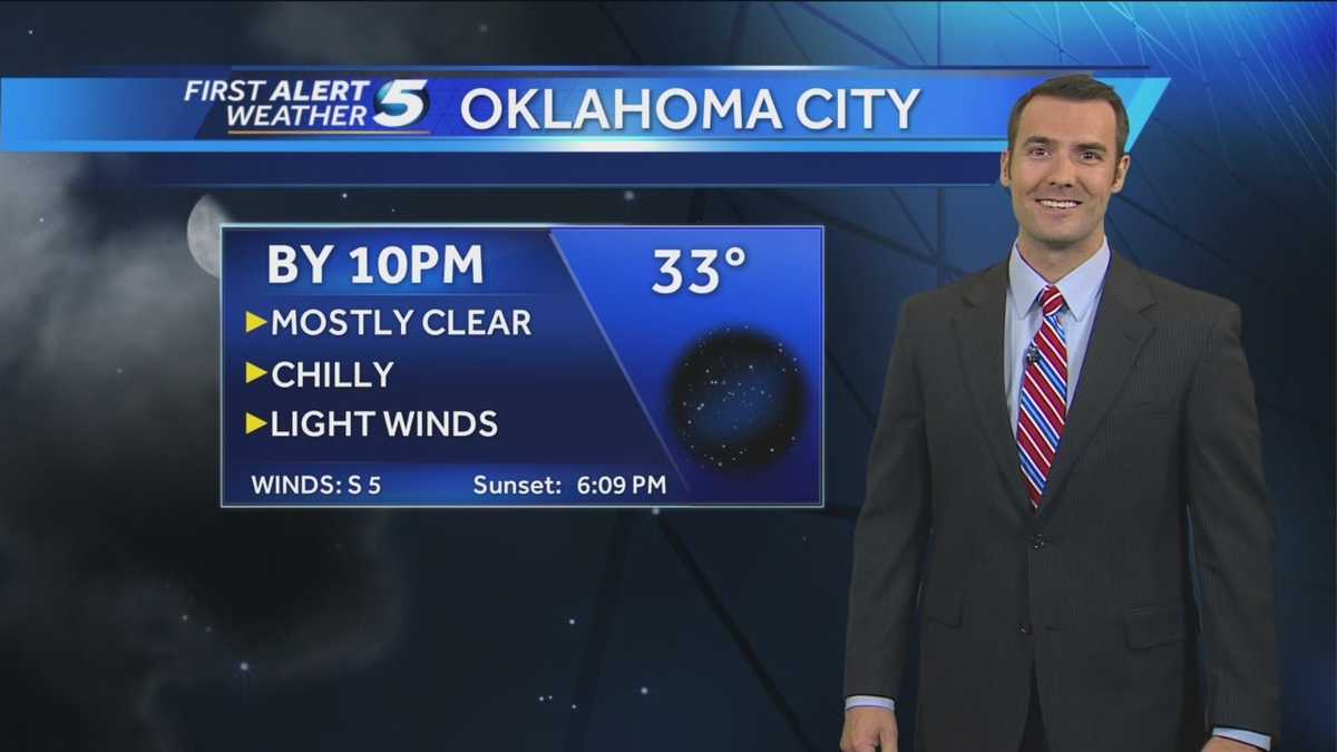 KOCO meteorologist Jonathan Conder says enjoy 60s for Friday