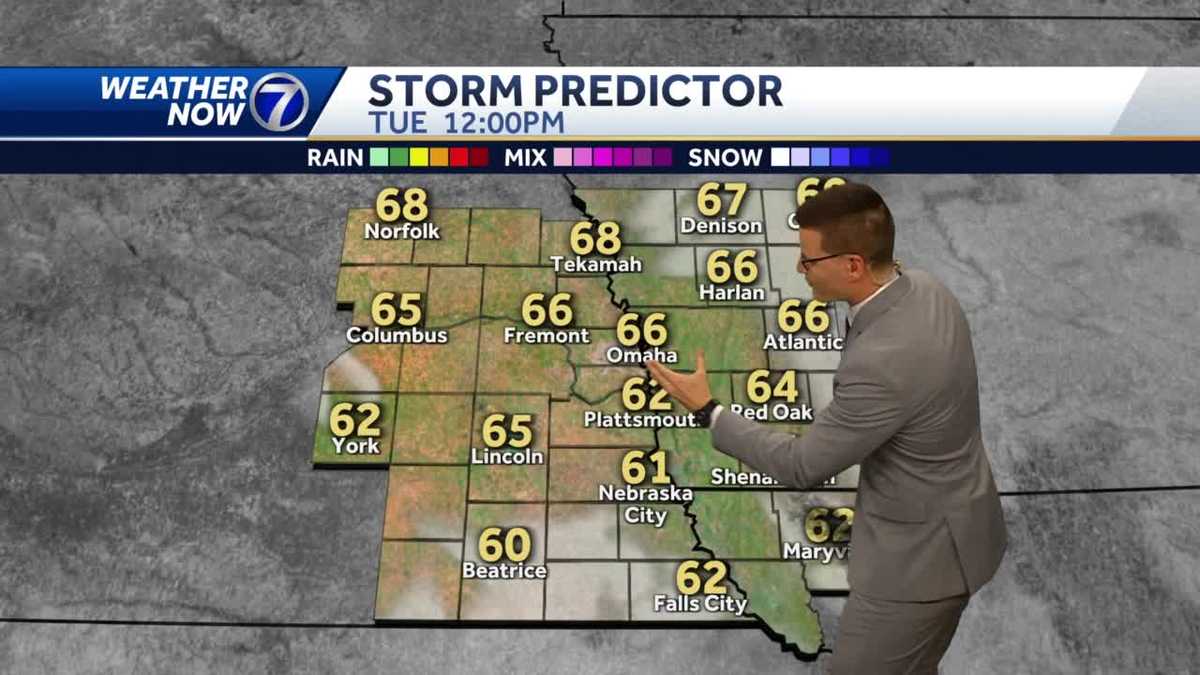 Omaha morning weather forecast for Tuesday, May 16