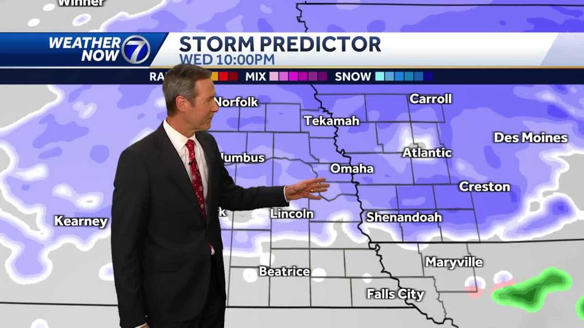 Tuesday evening January 17 Omaha weather