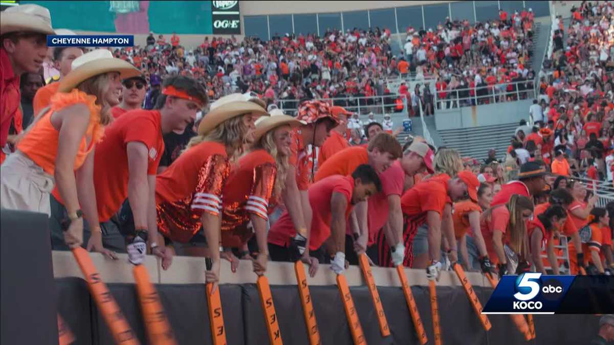 Oklahoma State mega-fans "The Paddle People" keep energy going