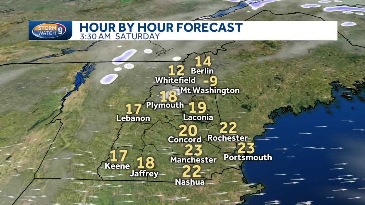 WATCH: Wintry mix makes way for clear weekend