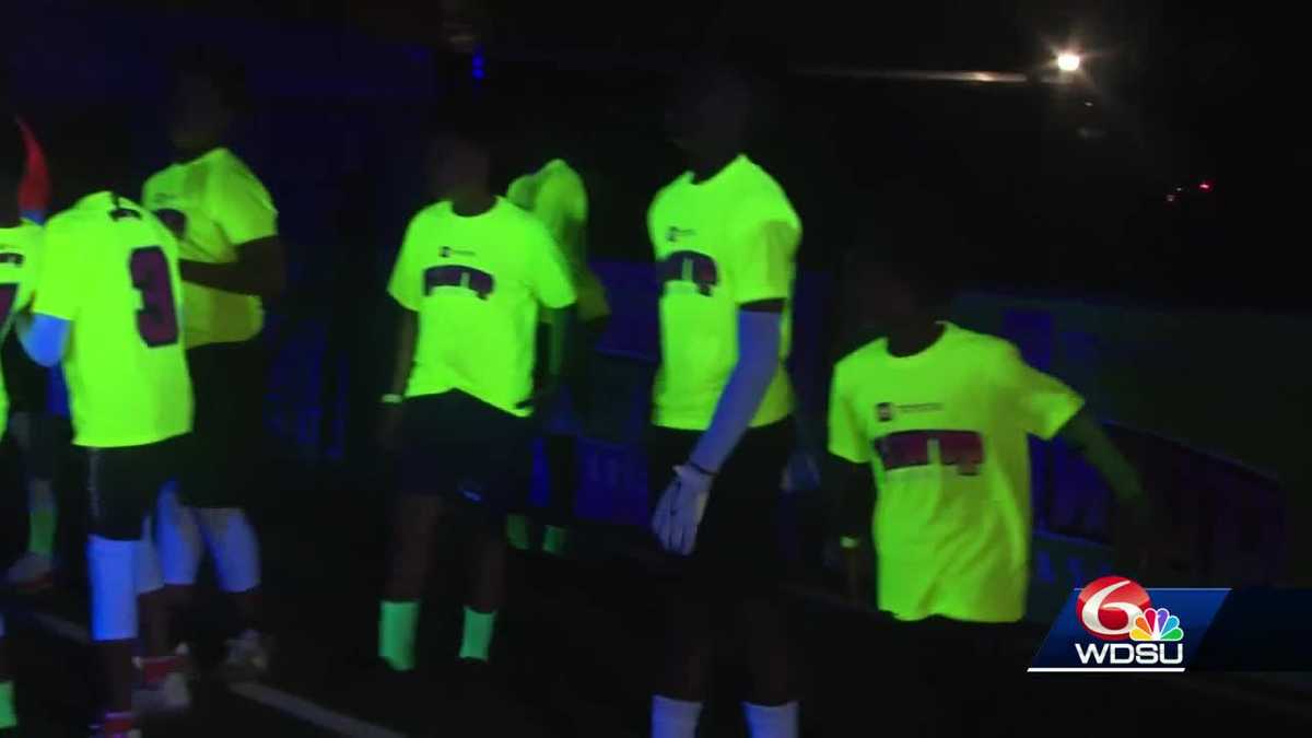 New Orleans 18th Ward field lit up with help from NFL stars