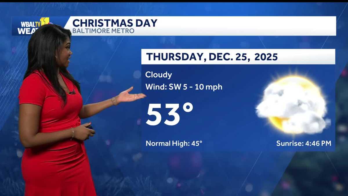 Weather Talk: Will there be a White Christmas this year?