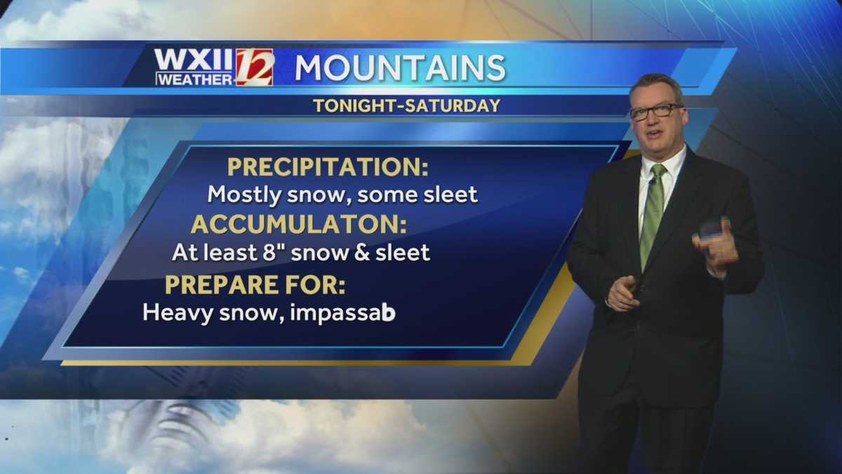 Snow, sleet, rain in winter weather forecast