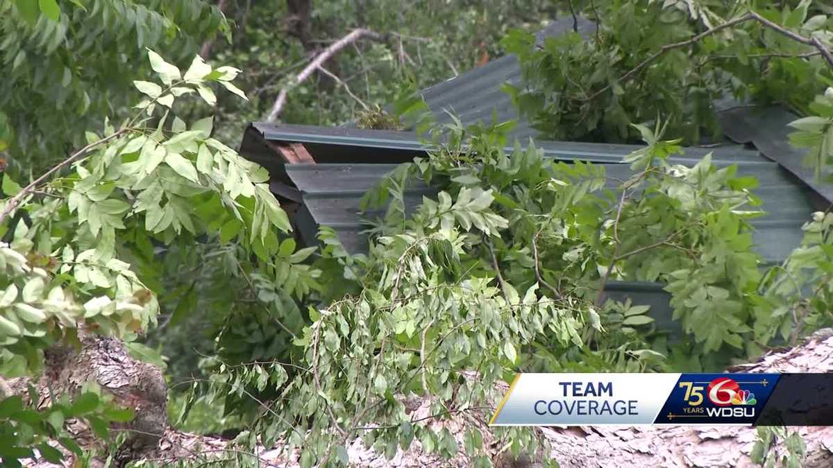 Families picking up the pieces of storm damage in Kentwood