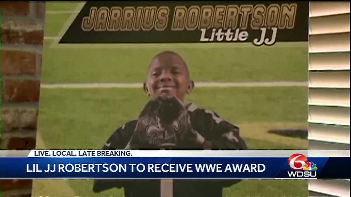 Saints superfan JJ Robertson to receive WWE award