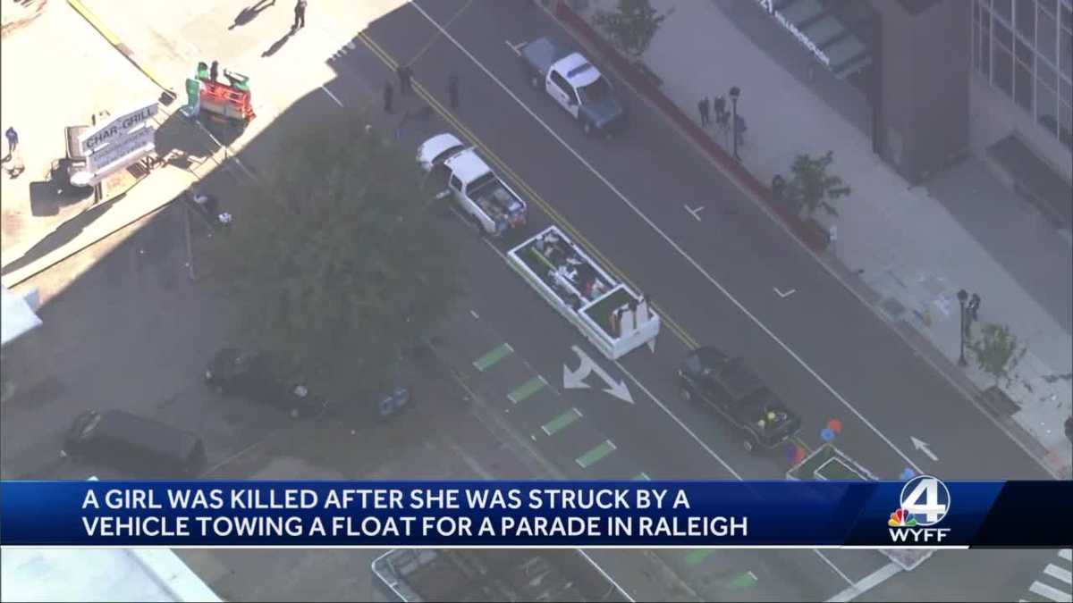 Girl killed in North Carolina parade float crash, officials say