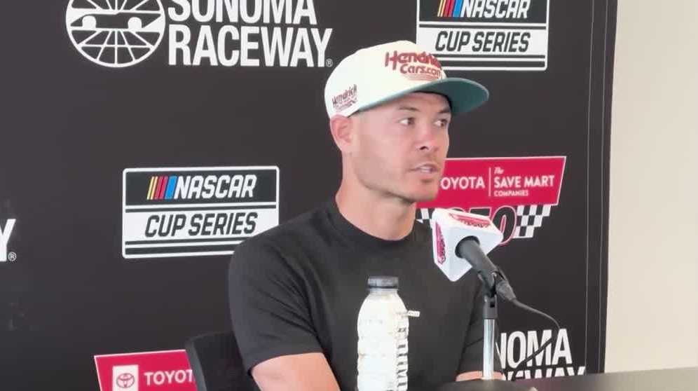 Kyle Larson qualifies 11th for Sunday's race in Sonoma