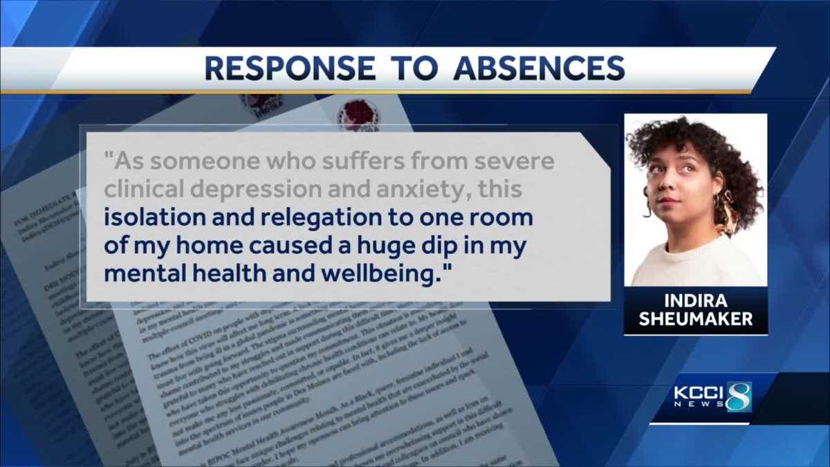 Des Moines City Council member responds to absences
