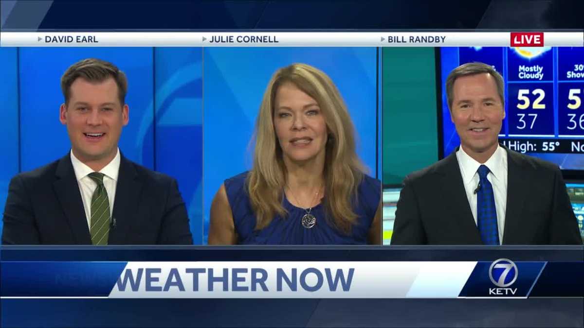 Rain ending overnight