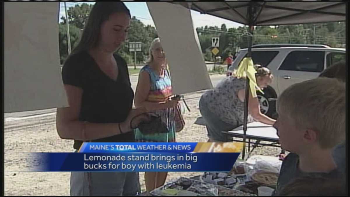 Lemonade stand brings in thousands of dollars for boy fighting cancer