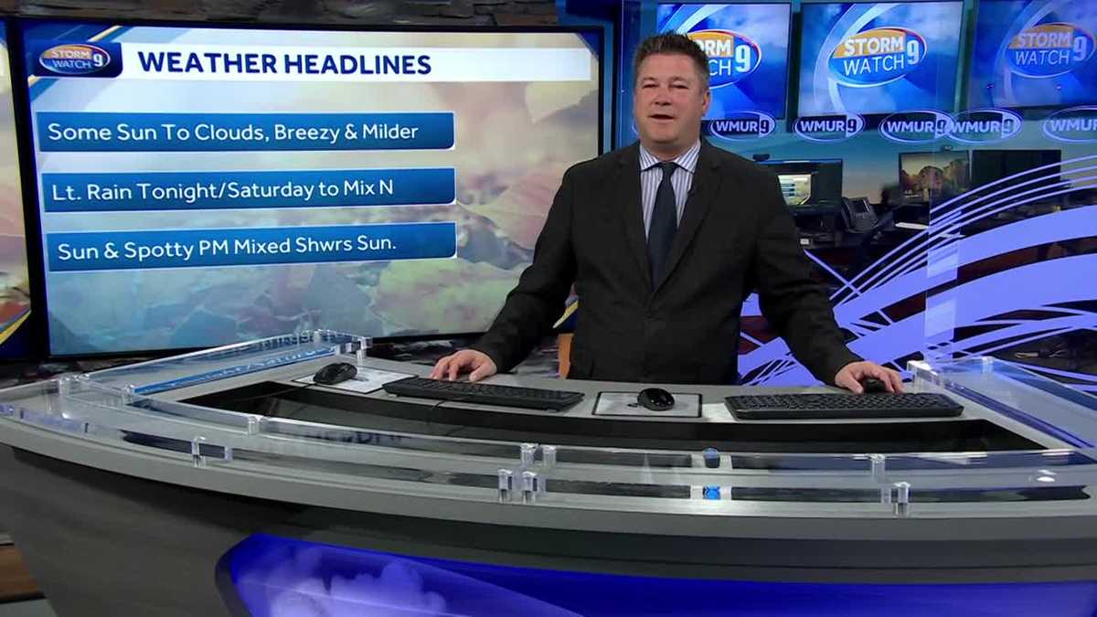 Video: One more mild day before rain moves in