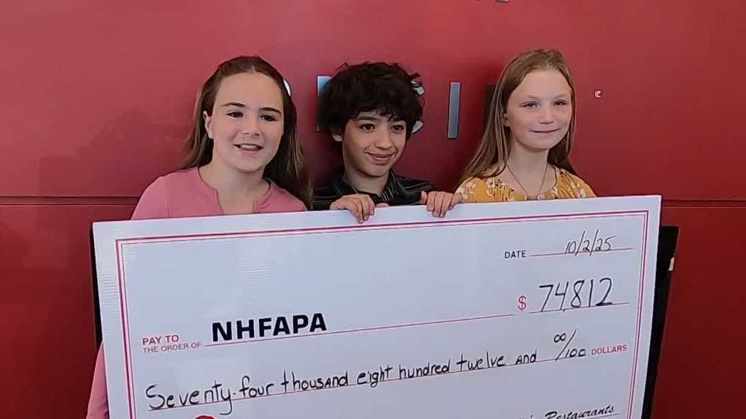 Wendy's donates nearly $75K to support NH foster families