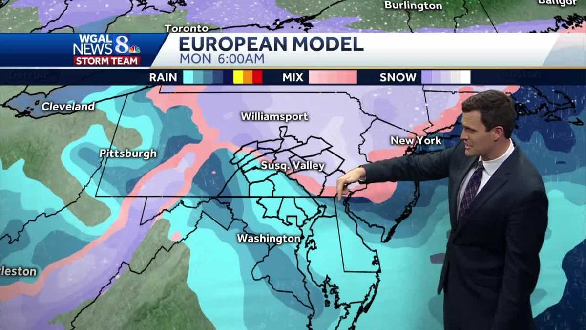 WATCH: Tracking 'wintry' weather later this weekend
