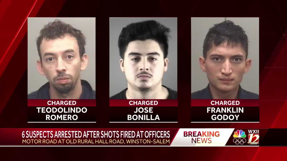 Six North Carolina men charged after shots were fired at Winston-Salem ...