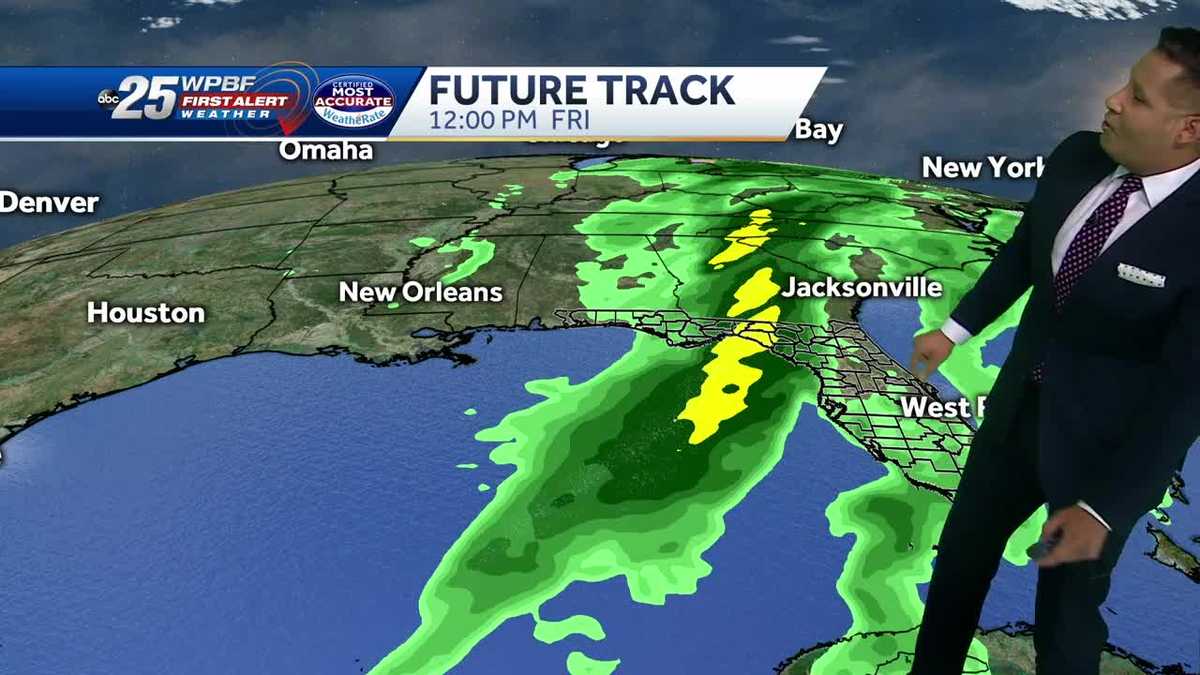 Warm and humid through Friday