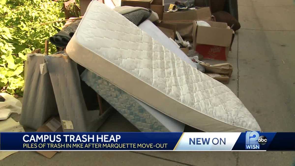 College students leave trash heaps: Who's responsible for cleanup?