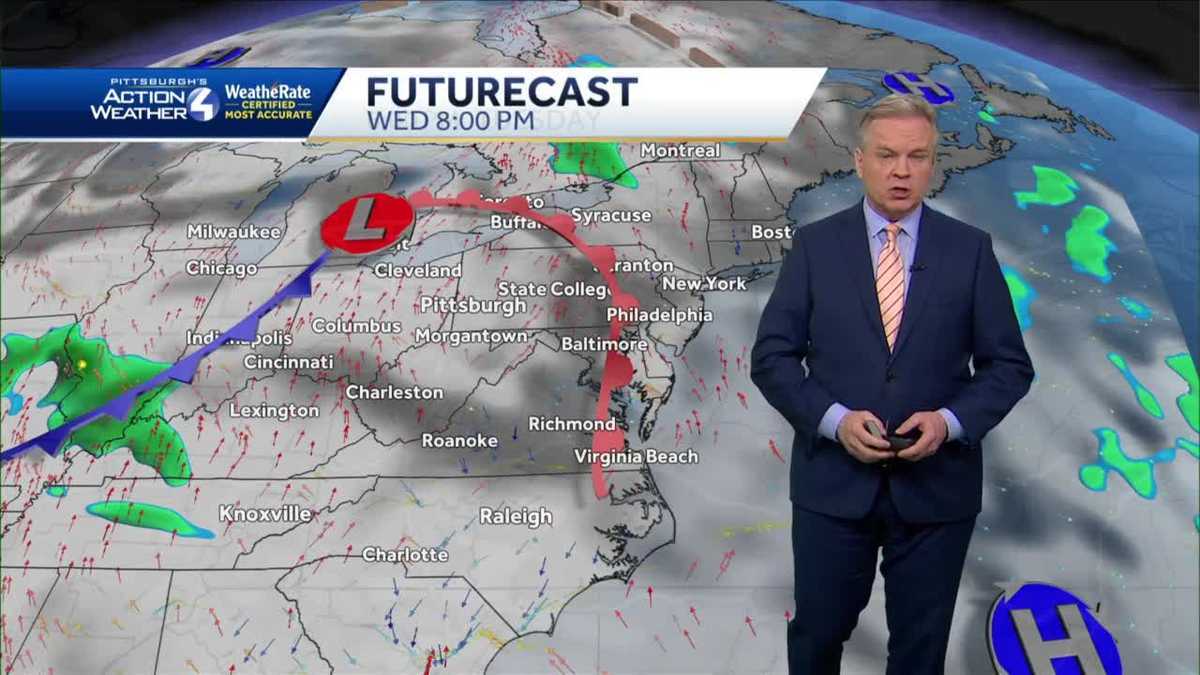 Sunshine and 60s for Wednesday
